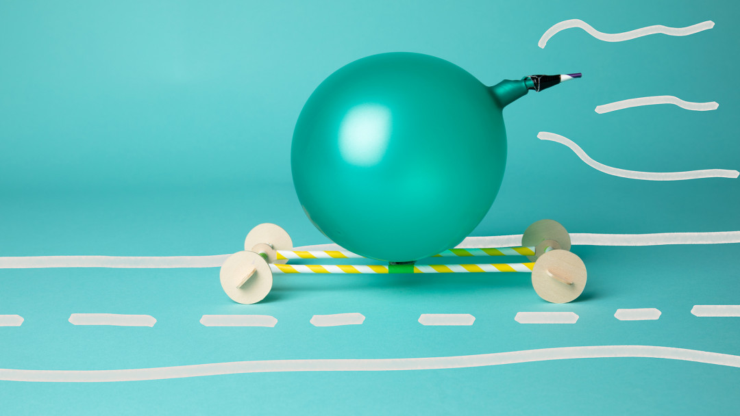 STEAM: Make Balloon Propelled Vehicles by Jamie Hudson - Creativebug
