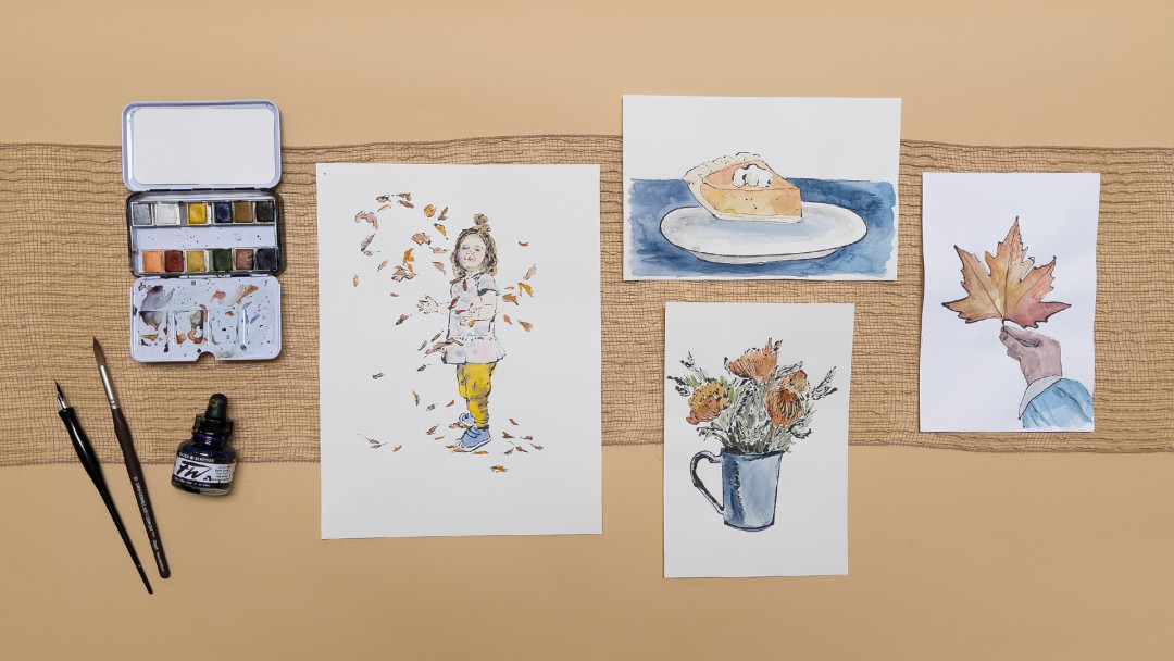 Artober: 31 Days of Spooky Monoprints by Courtney Cerruti - Creativebug