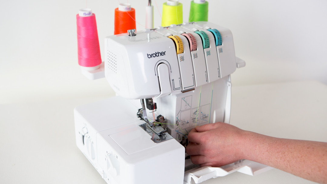 How to Thread a Serger by Fancy Tiger - Creativebug