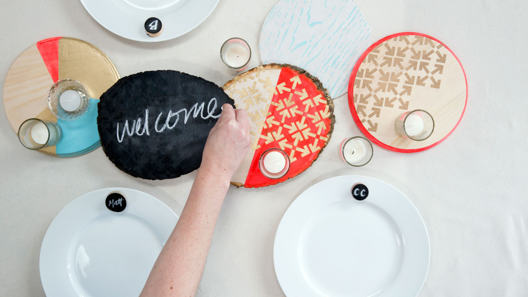 Painted Wooden Centerpiece by Courtney Cerruti - Creativebug